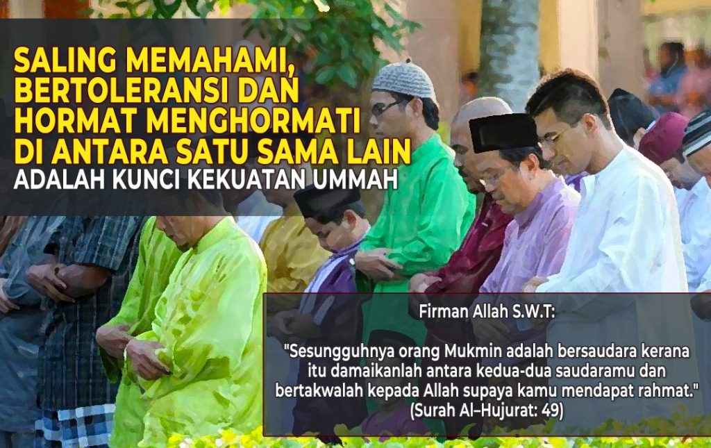 SALING MEMAHAMI, BERTOLERANSI DAN HORMAT MENGHORMATI DI ANTARA SATU ...